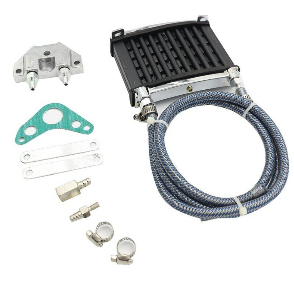 Motorcycle Oil Cooler Cooling Radiator For 50cc 70cc 90cc 110cc 125cc ...