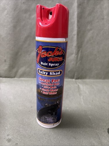 Rare Jacks Juice Bait 8oz Salty Shad Scent Spr, Works Impossible To ...