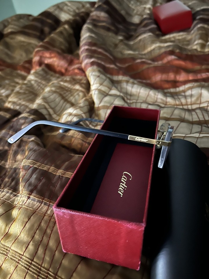 Authentic Cartier Frames Eyeglasses Ct0090 Serial Number In Picture | eBay