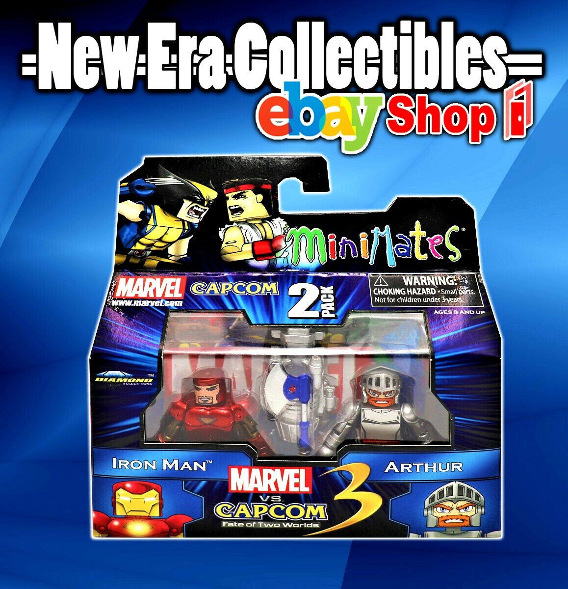 Marvel VS Capcom Fate Of Two Worlds Minimates Series Iron Man VS ...