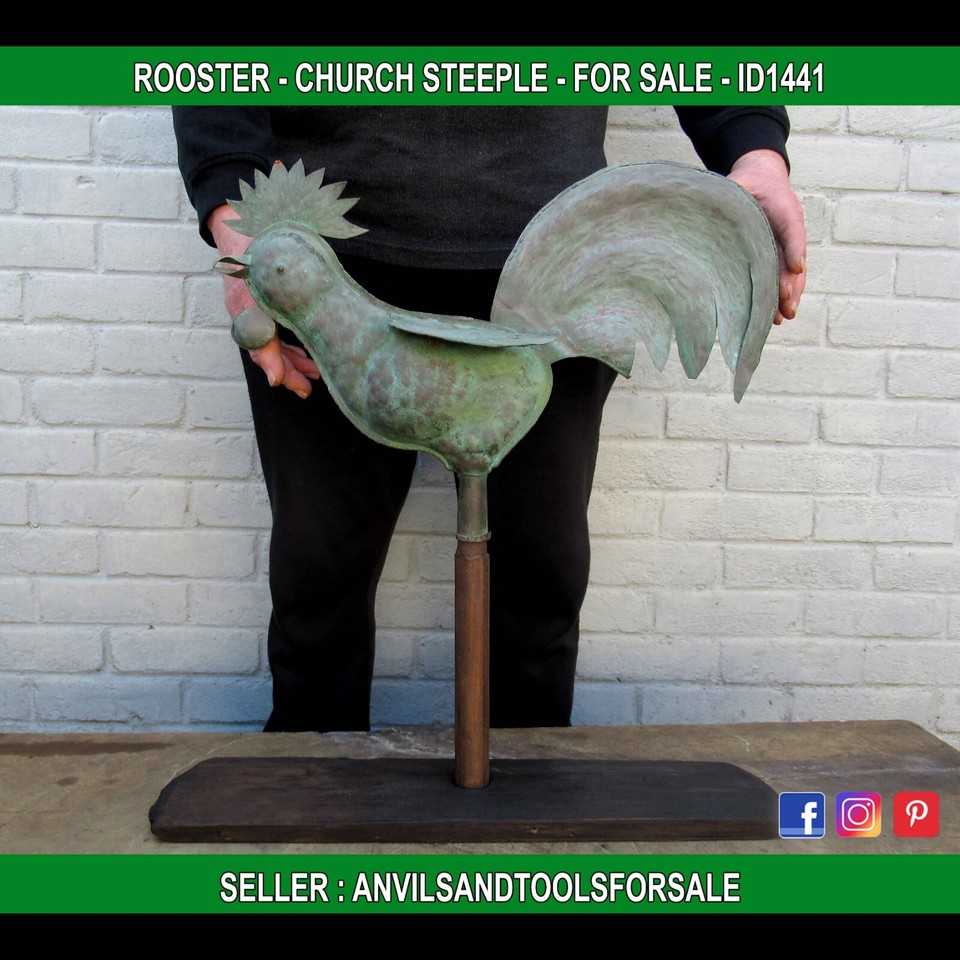 ROOSTER - CHURCH STEEPLE - ID1441 | eBay
