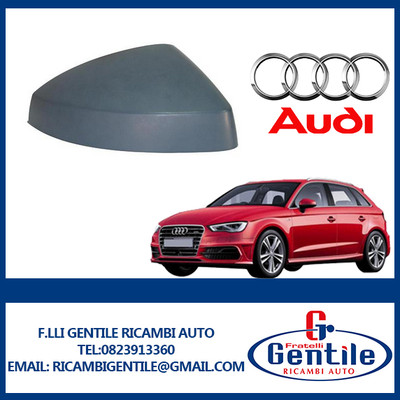 Audi A3 2012 RIGHT MIRROR COVER TO BE PAINTED MOD. LANE ASSIST FUNCTION ...
