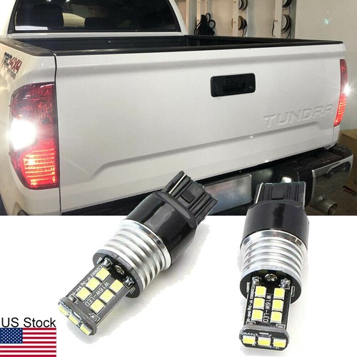 7440 LED White Backup Reverse Light Bulbs For 2014-2020 Toyota Tundra ...