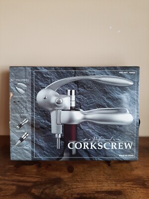 Professional Corkscrew Kit Includes Foil Cutter - 2 Extra Screws | eBay