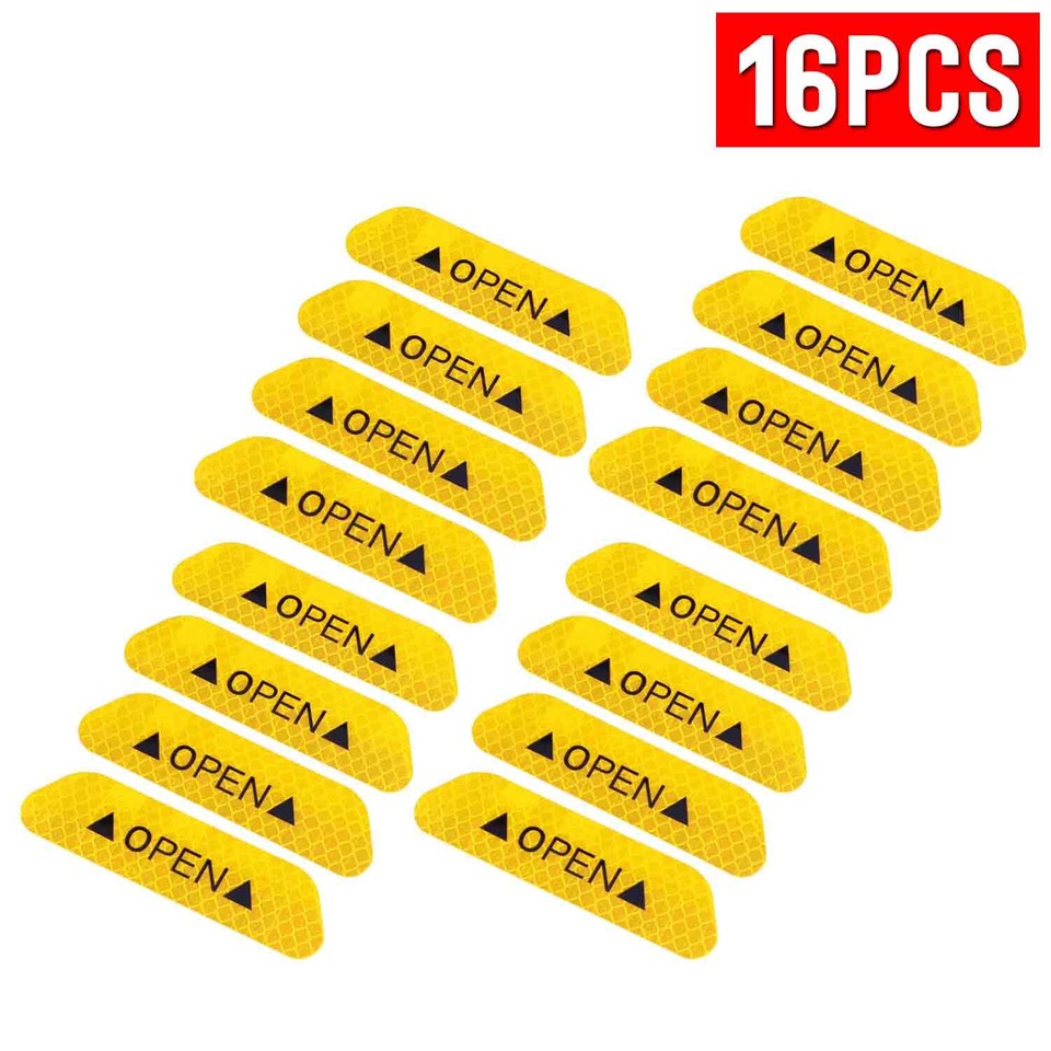 Car Door Open Sticker – Reflective Tape Safety Warning Auto Decal Door ...