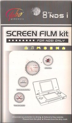Ninteno DSI Screen Protector Cover Replacement Screen Yobo Gameware DSI ...