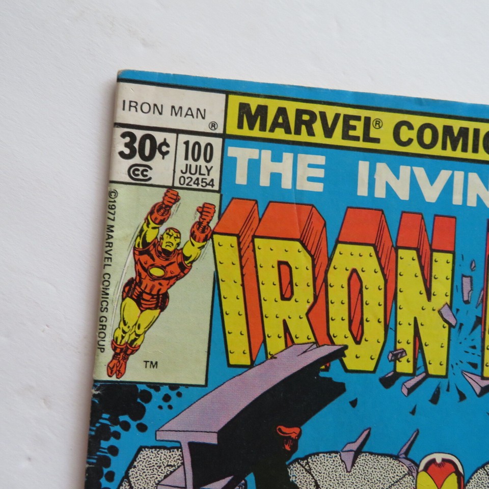 Iron Man 100 (1977) 100th Spectacular Issue Malicious Mandarin Marvel ...