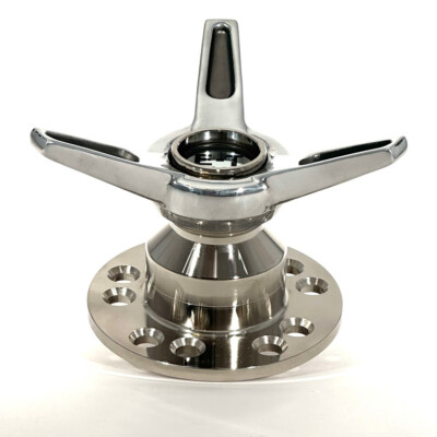 Knock-off wheel hub adapter and mixed spinner set of 4, pin drive hub ...