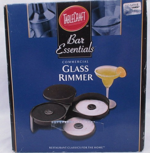 TableCraft 3 Compartment Swing Out Black Plastic Glass Rimmer | eBay