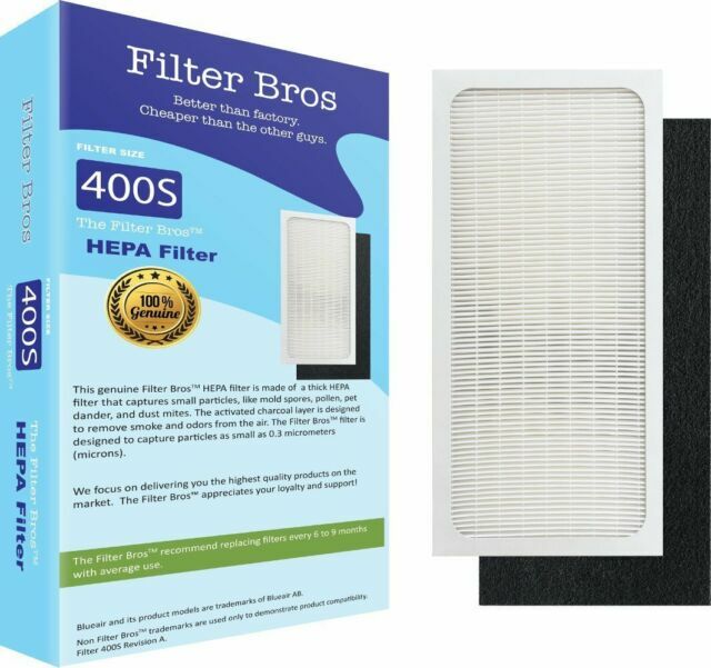 Genuine Filter Bros Replacement Filter for Blueair 400 Classic Series ...