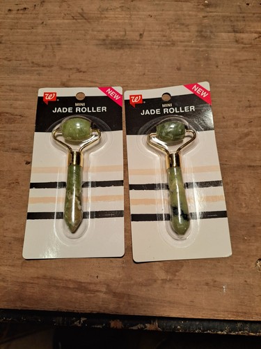LOT OF 2 Mini Jade Facial Roller help you massage your face get soft ...