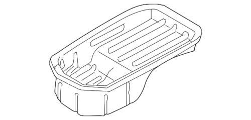 Genuine Hyundai Oil Pan 21510-26010 | eBay