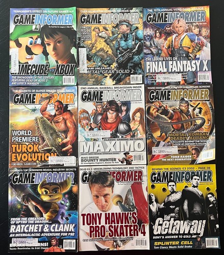Vintage Game Informer Magazine Lot Of 9 Issue 103-111 incl. #104 ...