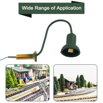 8pcs O Gauge LED-Street Wall Light Model Train Path Lamp Post ...