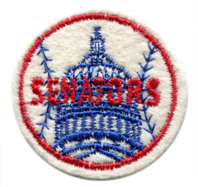 1960'S ERA WASHINGTON SENATORS MLB BASEBALL VINTAGE 2" ROUND TEAM LOGO ...