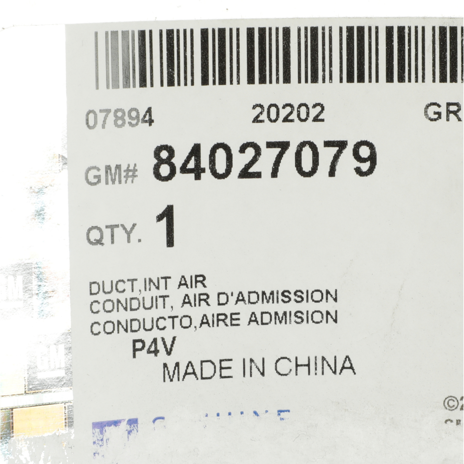 OEM NEW 2016-2018 Chevrolet Malibu Air Intake Cleaner Extension Duct ...