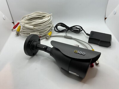 Q-See QM6006B 600TVL Nightvision Security Bullet Camera w/ AC adapter ...