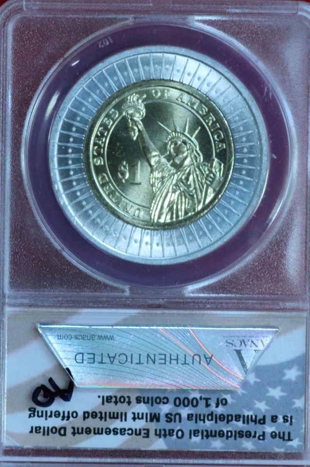 Uncirculated 2008-P James Monroe Presidential Oath Dollar ANACS MS67 | eBay