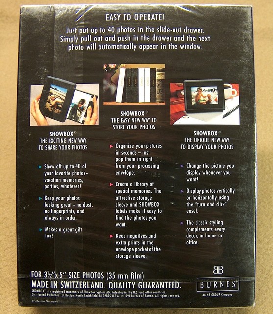 SHOWBOX Photo Viewer Holds up to 40 4x6 Photos - for sale online | eBay