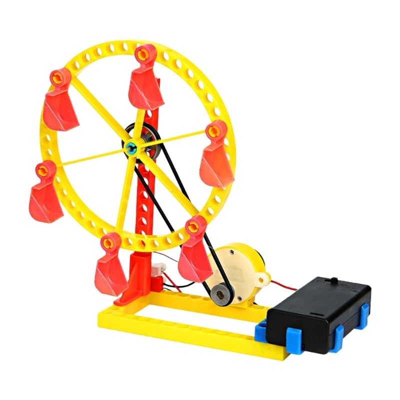 Educational Plastic Physics Toy Big Wheel Model Set For Kids Easy Build ...