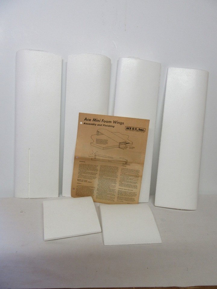Vintage ACE R/C "Whizard" Balsa Airplane WING SETS ONLY 2 Sets | eBay
