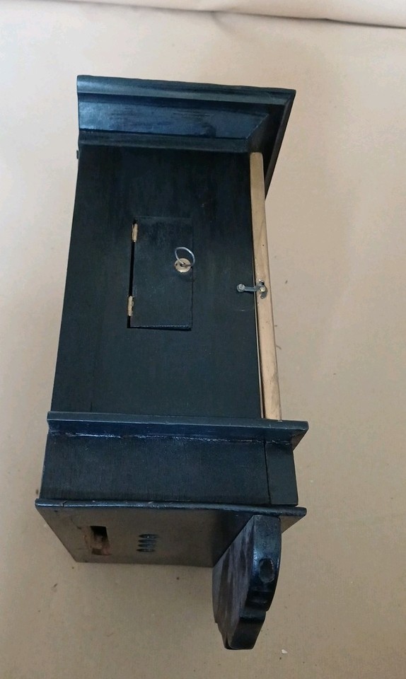 Antique Decorative Wooden Clock Case With Glass Door Spares Or Repairs ...