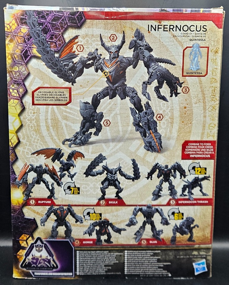 Transformers The Last Knight Infernocus & Quintessa MISB Neu | eBay
