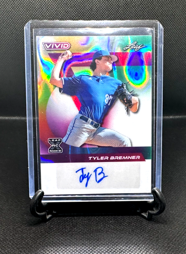 2024 Leaf Vivid - Autographs Tyler Bremner #BA-TB2 White Lava /6 (AU ...
