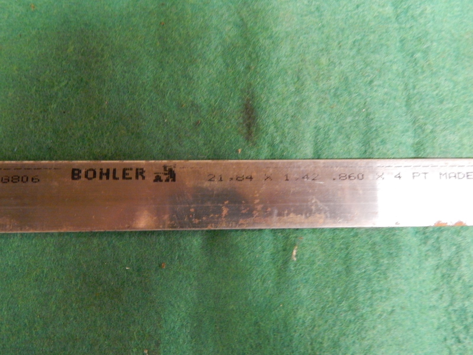 2 pcs Boehler Steel Rule Die Material .860" x 30" x 4 Pt. | eBay
