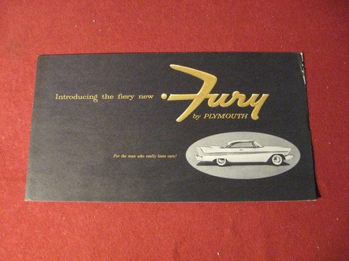 1957 Plymouth Fury Sales Brochure- Original | eBay