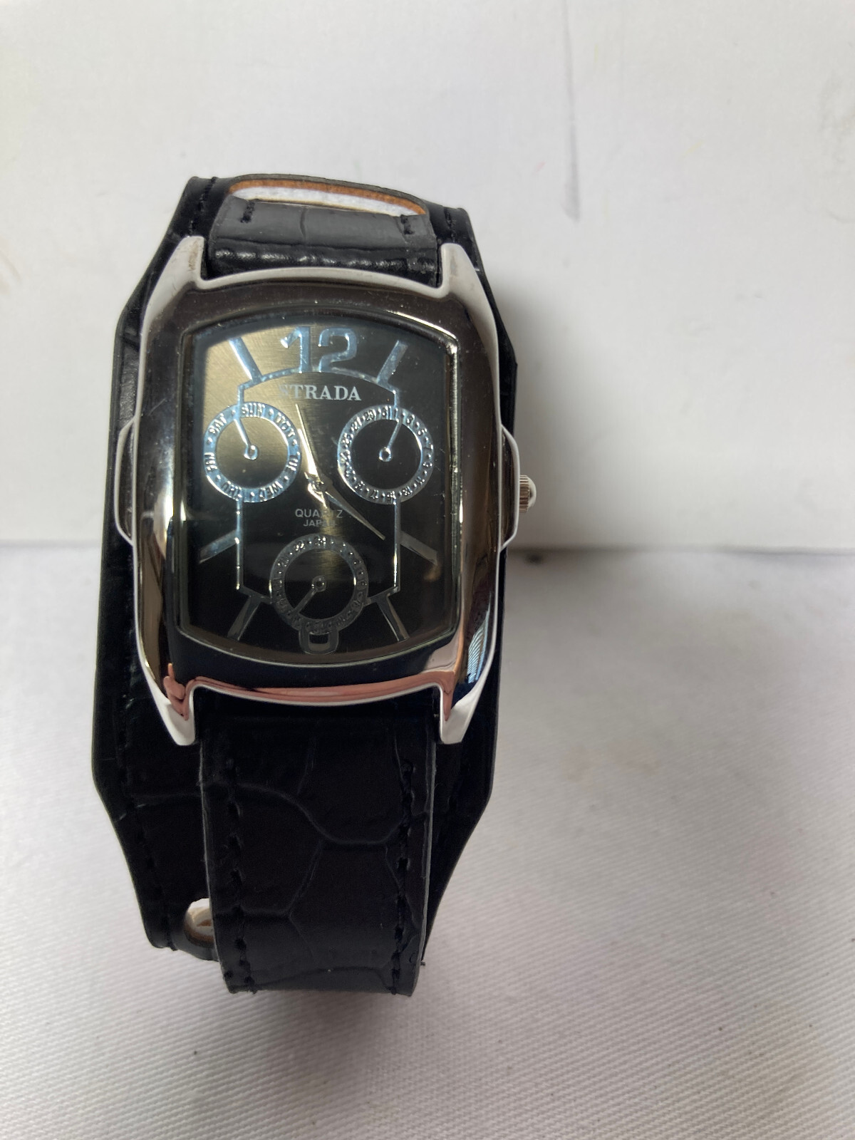 STRADA Quartz Japanese Movement Sports Watch with Black Strap | eBay