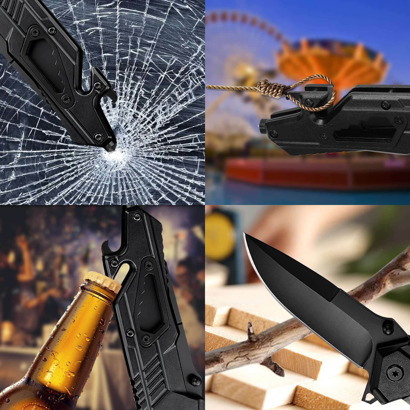 7.8" TAC FORCE SPRING OPEN ASSISTED TACTICAL FOLDING POCKET KNIFE EDC ...