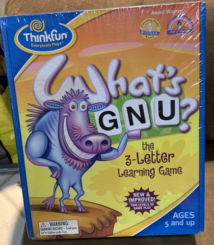 WHATS GNU THE 3-LETTER LEARNING GAME AGES 5+ | eBay