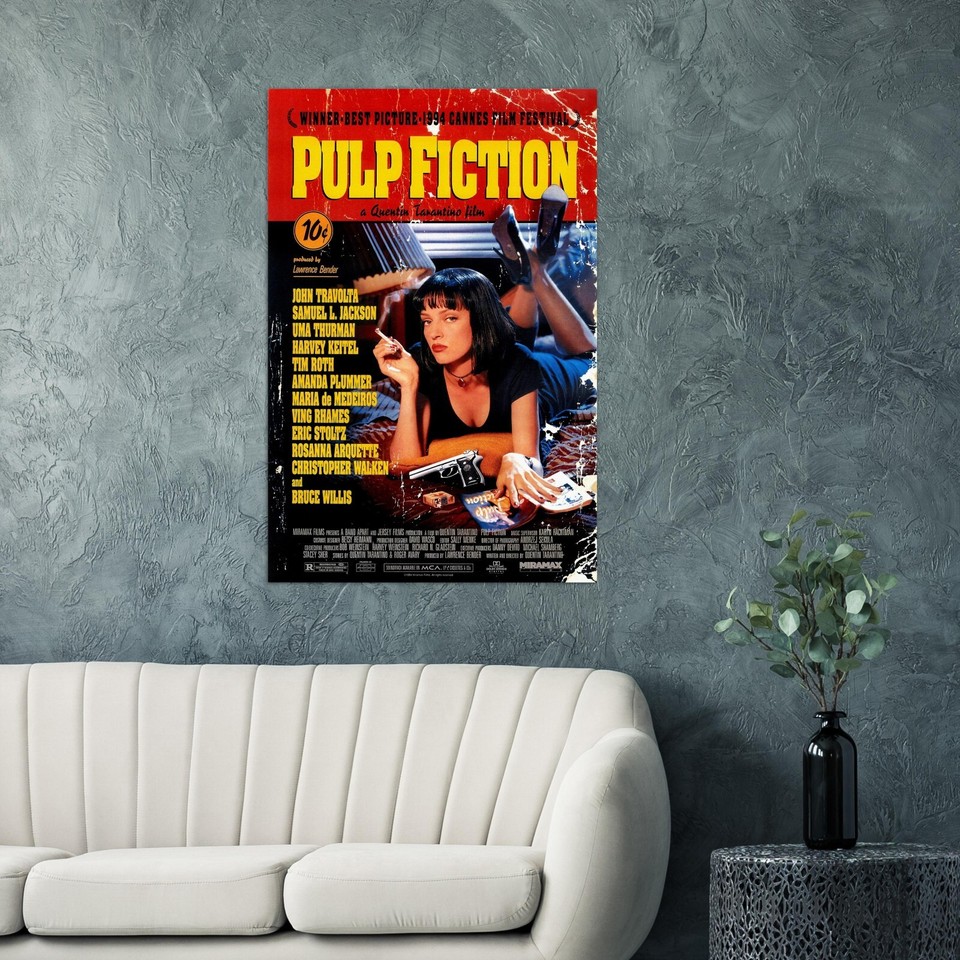 Pulp Fiction Movie Poster - Quentin Tarantino - Original US Version | eBay