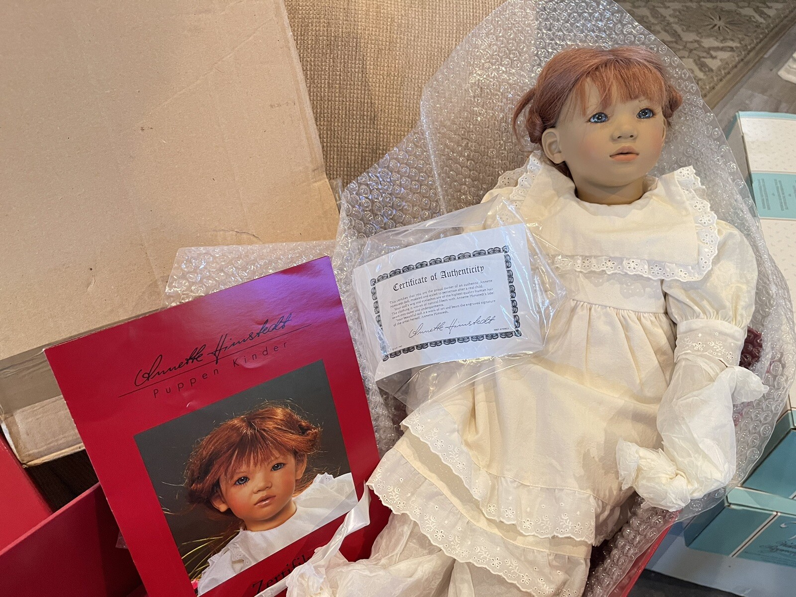 1991/92 Annette Himstedt "LILIANE" Puppen Kinder Series Vinyl Doll 26 ...
