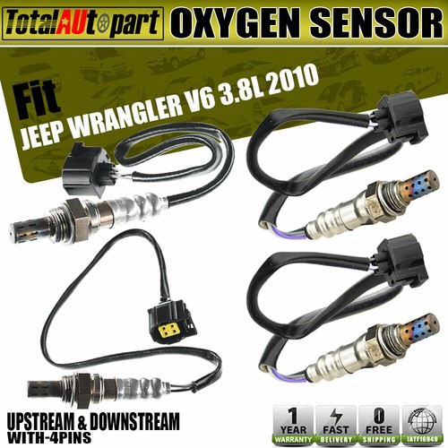 O2 Oxygen Sensors for Jeep Wrangler 2010 V6 3.8L 4 Wires Upstream ...