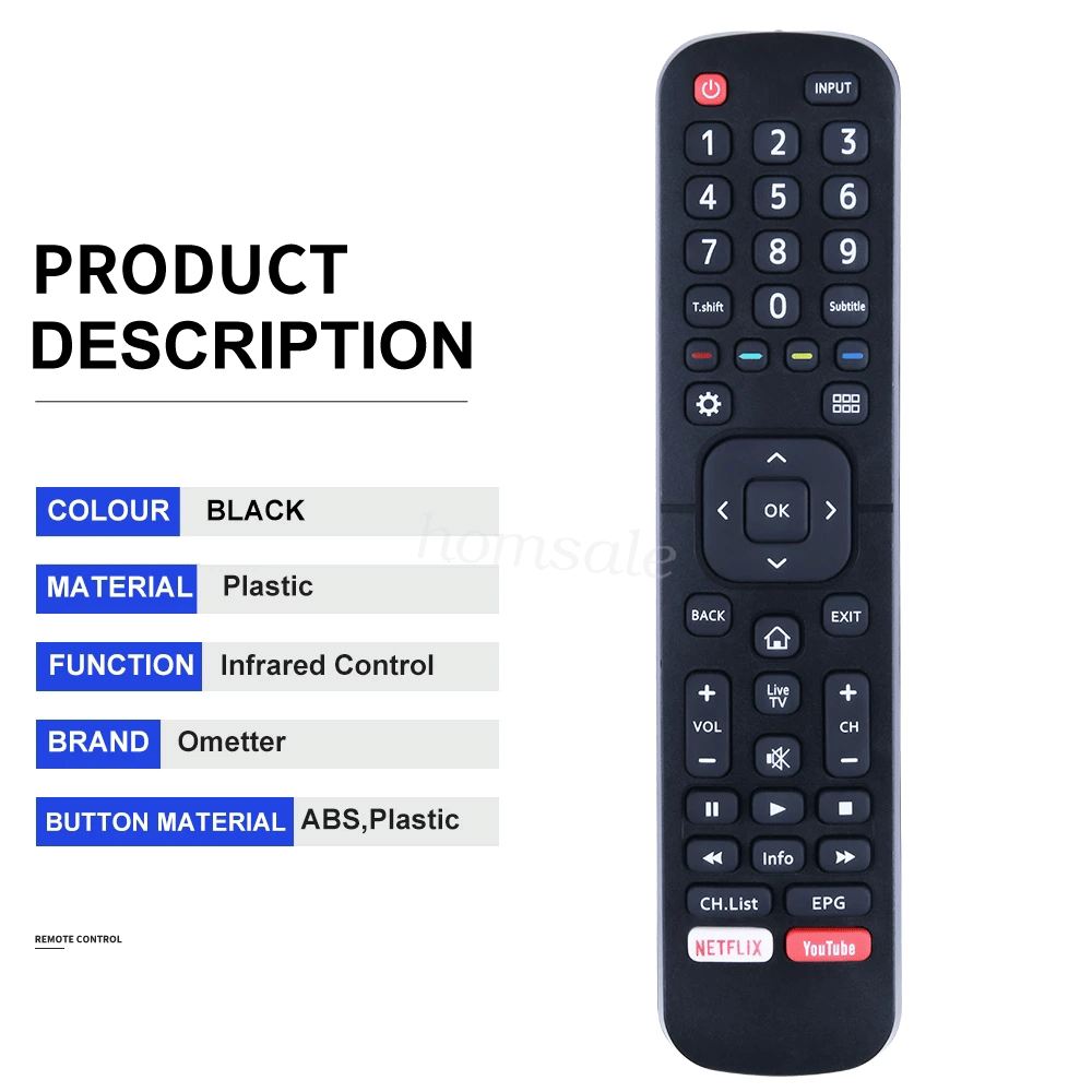 For HISENSE TV Remote EN2B27 Control OEM RC3394402/01 3139 238 ...