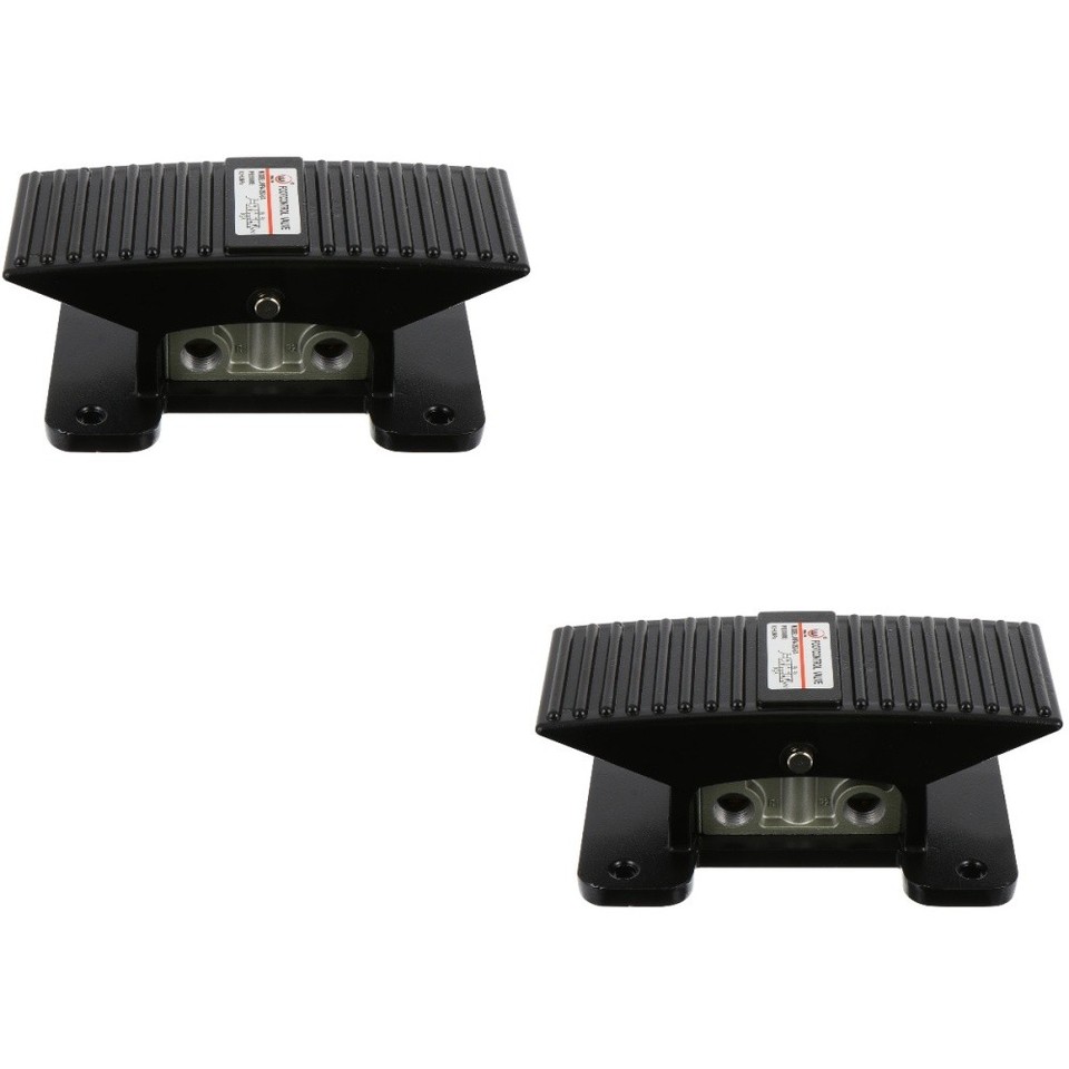 2 Pieces Treadle Foot Valve Pneumatic Switch Feet Pedal Operated Air ...