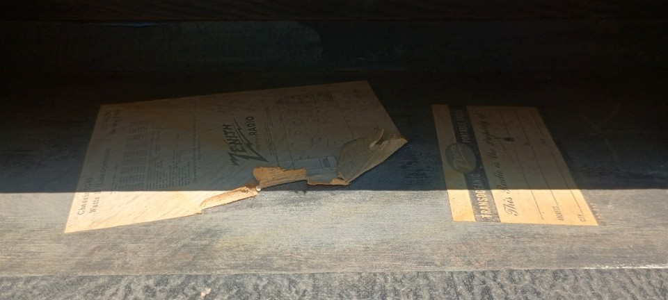 1949-1951 Zenith Trans-Oceanic Model G500 Long Distance Shortwave Radio ...