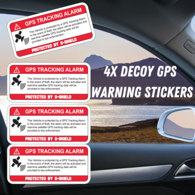 4x Decoy GPS Tracking Anti-Theft Vehicle Security System Warning ...