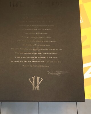 Kobe Bryant "Dear Basketball" Letter Retirement Reprint! Lakers ...