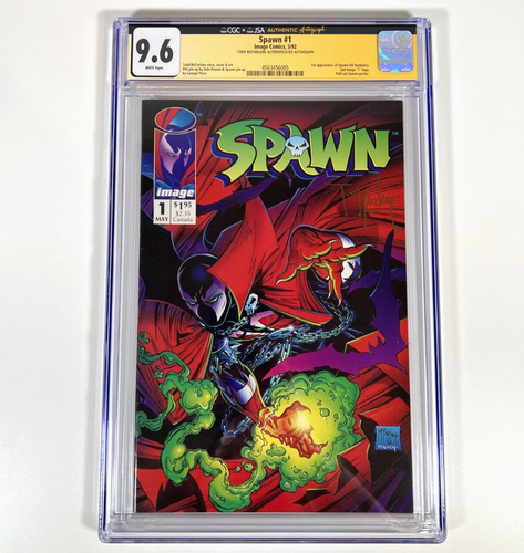 Spawn #1 CGC 9.6 1st App Of Spawn Authentic Auto Signed By Todd McFarlane | eBay