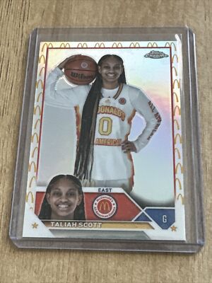 Taliah Scott McDonalds Logo Refractor -2023 Topps Chrome McDonald’s AA ...