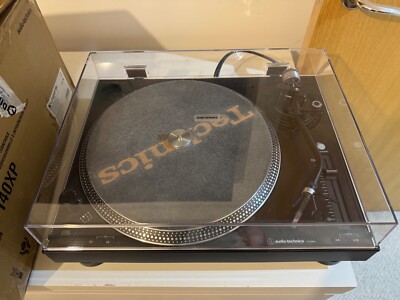 Pair Audio Technica AT-LP140XP Direct Drive Hi-Fi Turntable Black - Selling BOTH | eBay UK