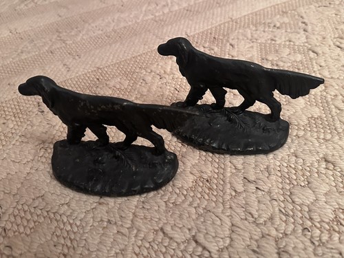 Vintage Cast Iron Irish Setter Dog Bookend Pair | eBay