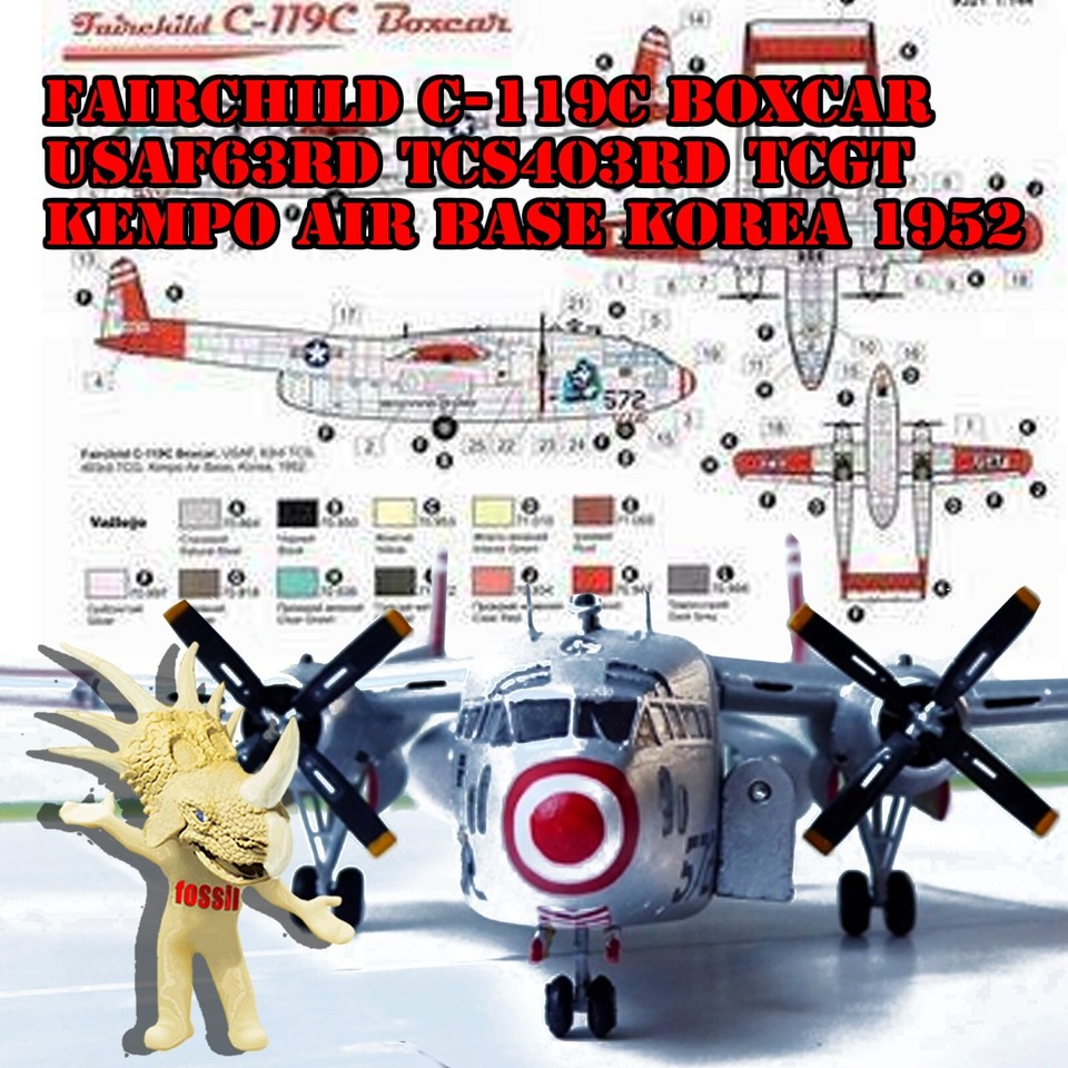 RODEN 321 1/144 FAIRCHILD C-119C "FLYING BOXCAR" MODEL KIT | eBay