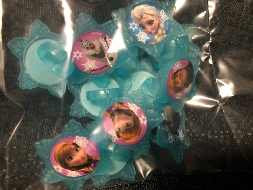 DecoPac Frozen cupcake topper / 12 ct / NEW / snowflake ring | eBay