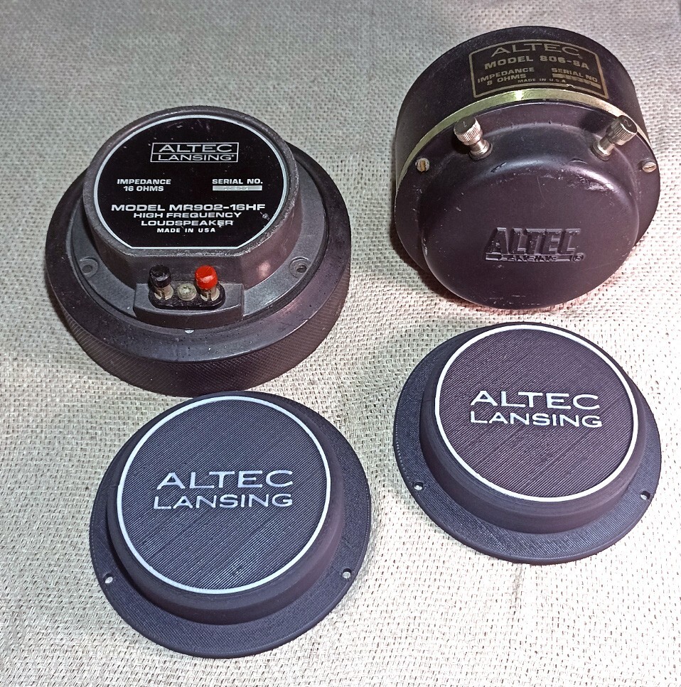 Altec Lansing Cover + Loading Caps (Pair) - 3D Replacement | eBay