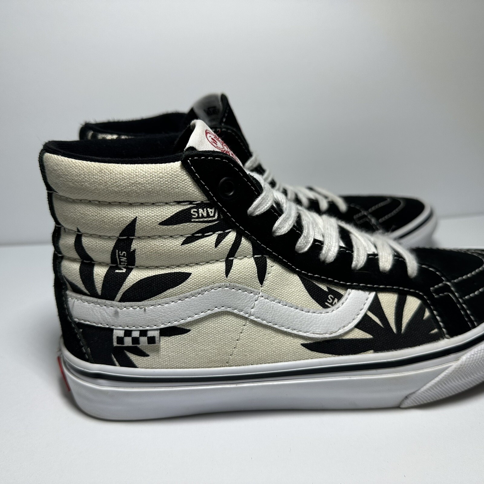 Vans Weed Shoes Sk8-Hi Reis Black Palms Skate Shoes J… - Gem