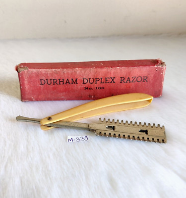 Vintage Durham Duplex Razor No.100 Original Cardboard Box Unused ...